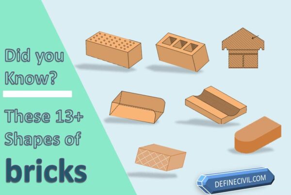 Different Shape Bricks (13 Shape Types I bet unknown to You) - Definecivil