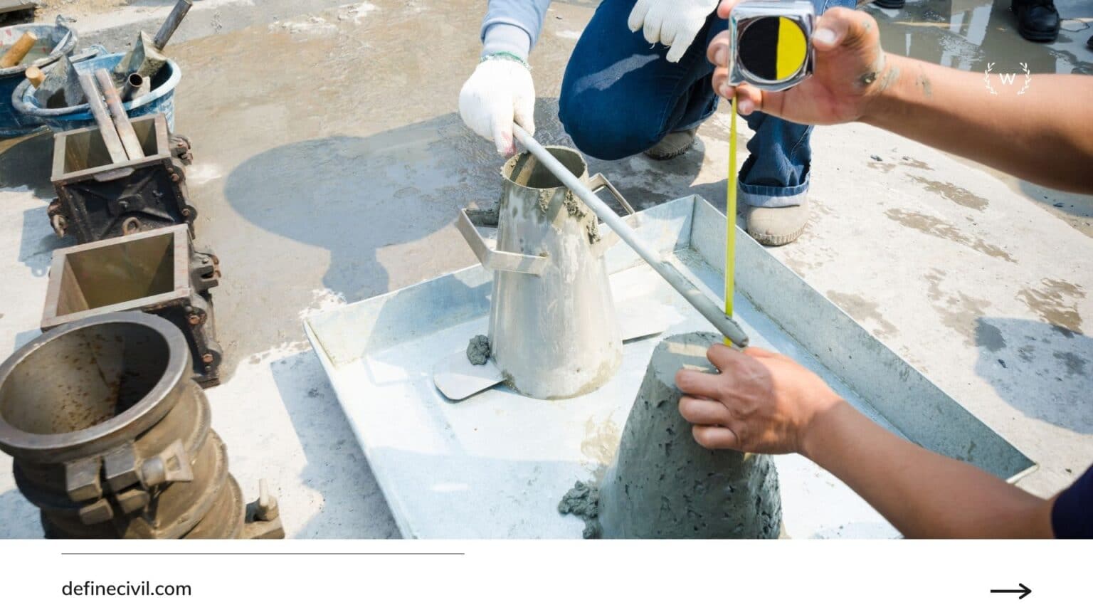 Slump Test Experiment - Apparatus - Types - Procedure