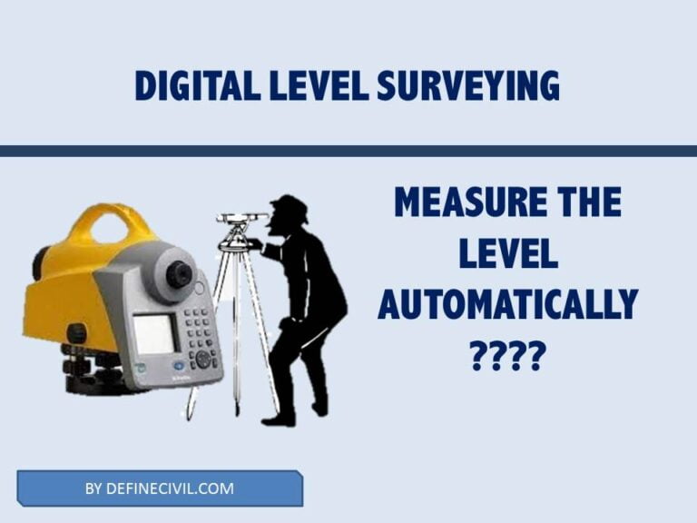 Digital Level Surveying – Advantages – Component – Types