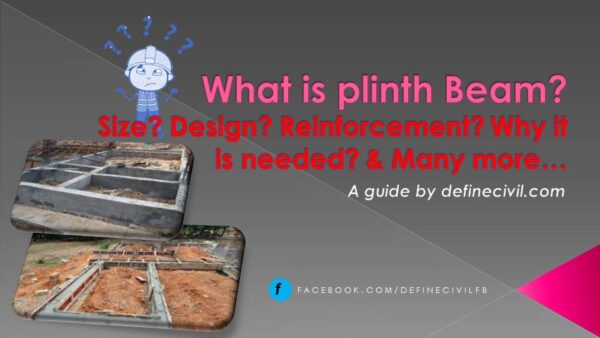 What is plinth Beam? – Purpose – Application – Types - Definecivil