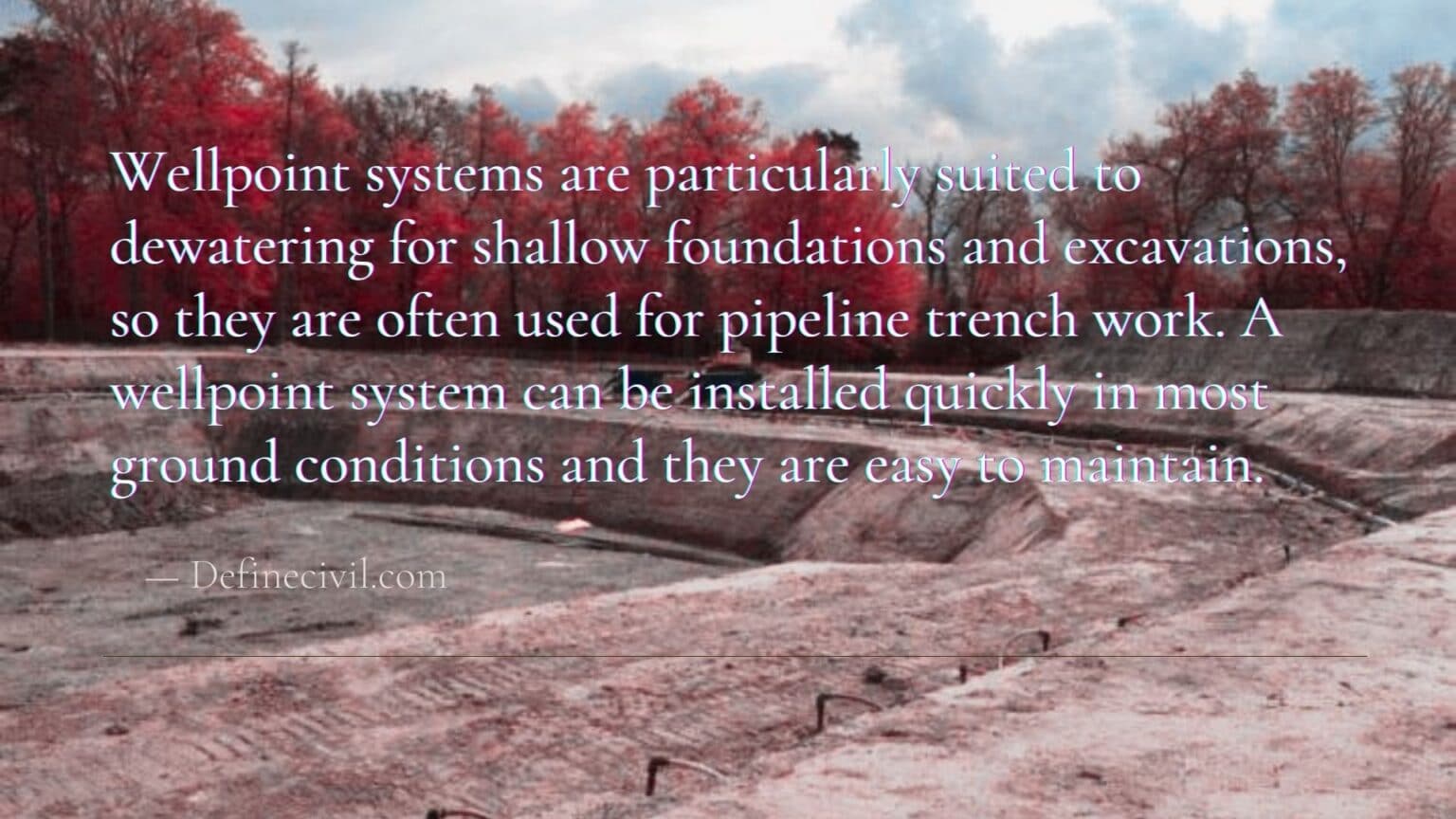 What is wellpoint system? Types – Applications – Advantages - Definecivil