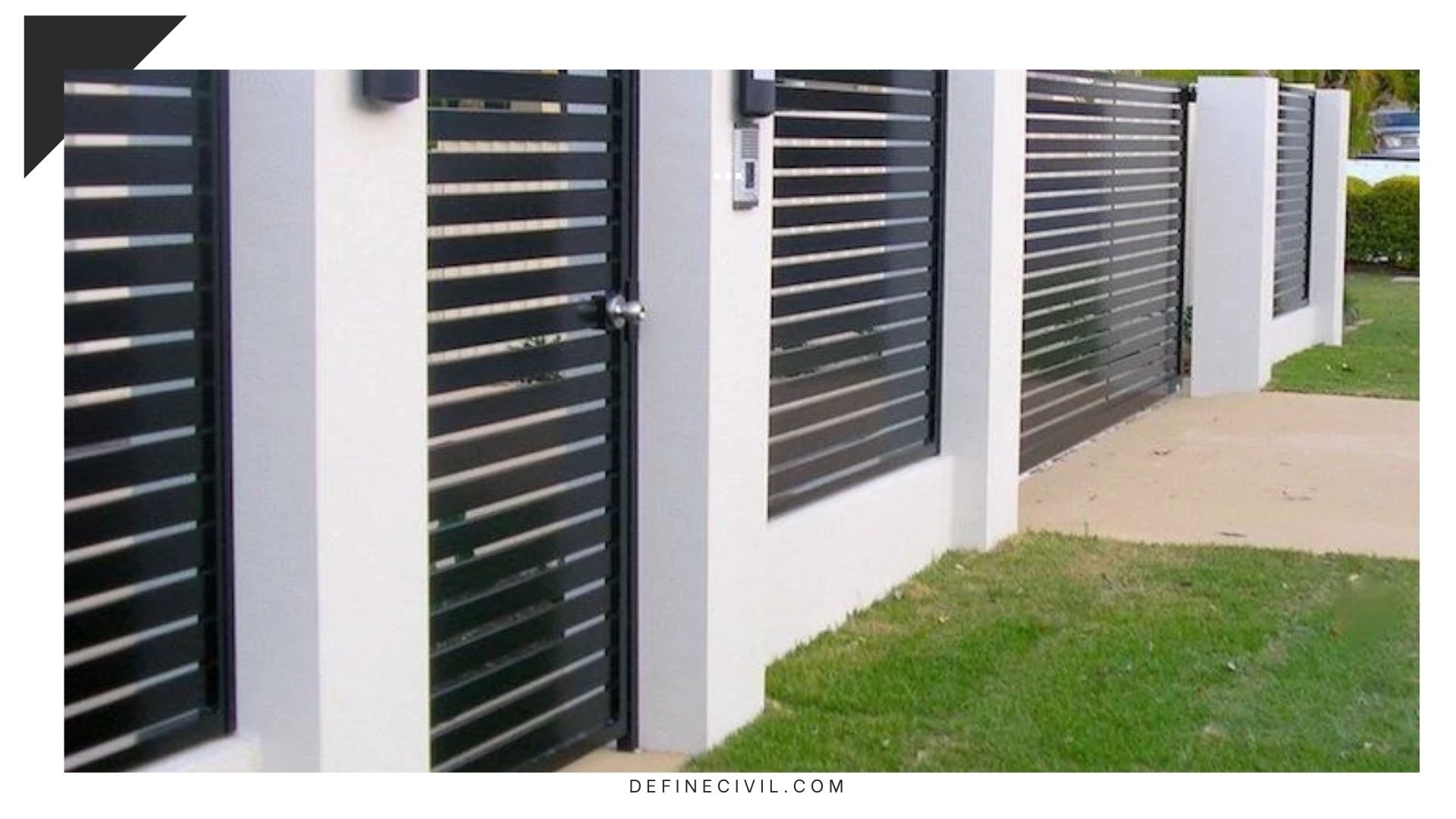 10 Boundary Wall Designs That’ll Make You Go WOW! - Definecivil