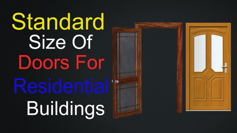 Standard Sizes of Doors (mm, cm) (Bedroom, Kitchen, Living Room ...